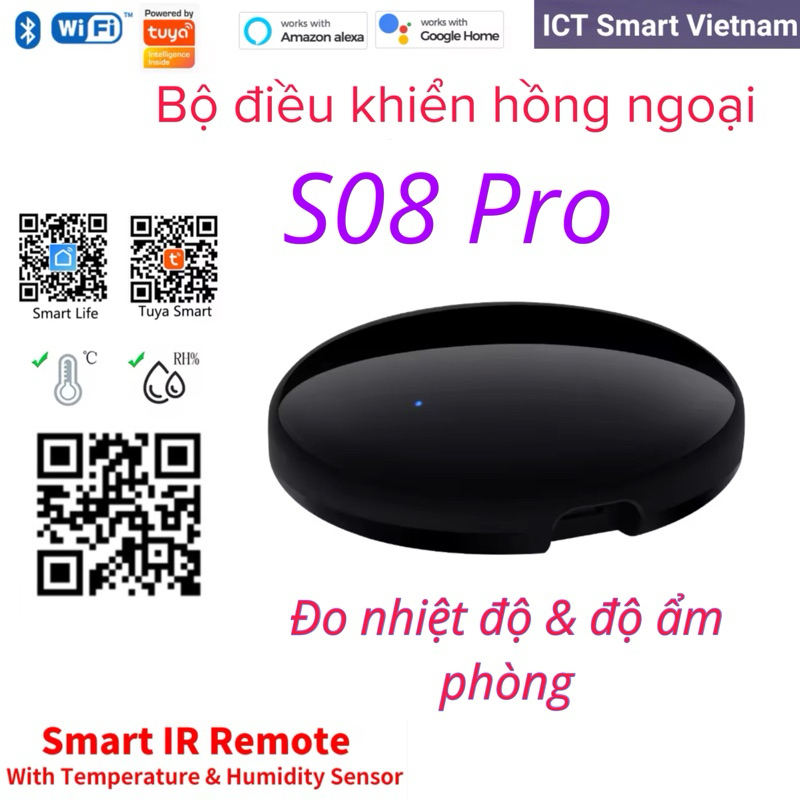 Bộ điều khiển hồng ngoại/RFTuya S06 PRO S08 S09 S11 S12 S16 S16 Pro tương thích Google Home ...