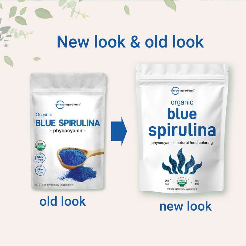 Bột tảo xoắn xanh hữu cơ Micro Ingredients Organic Blue Spirulina ...