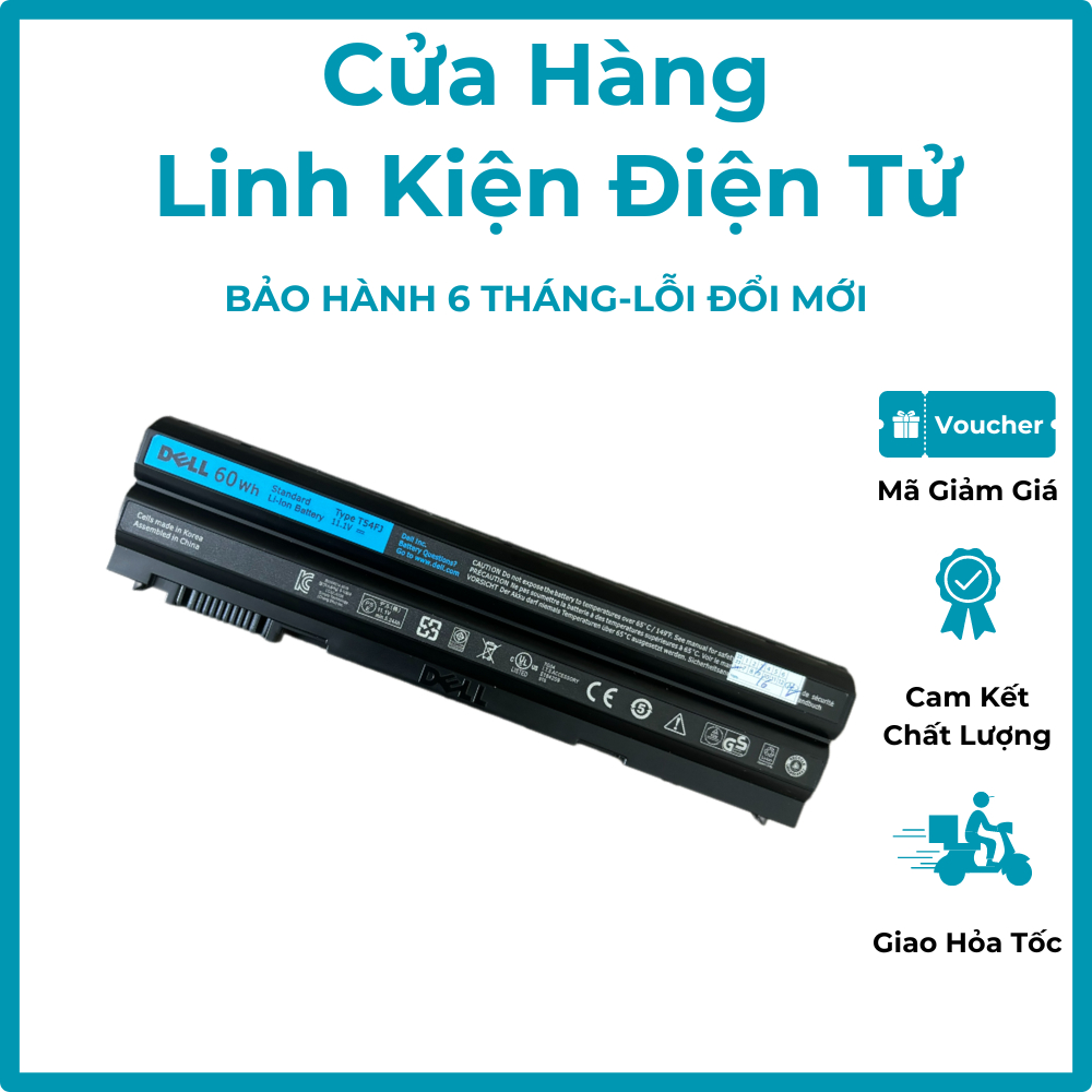 Pin Zin Laptop Dell Vostro 3460 3560 Inspiron 5420 5520 5720 7420 7520 ...