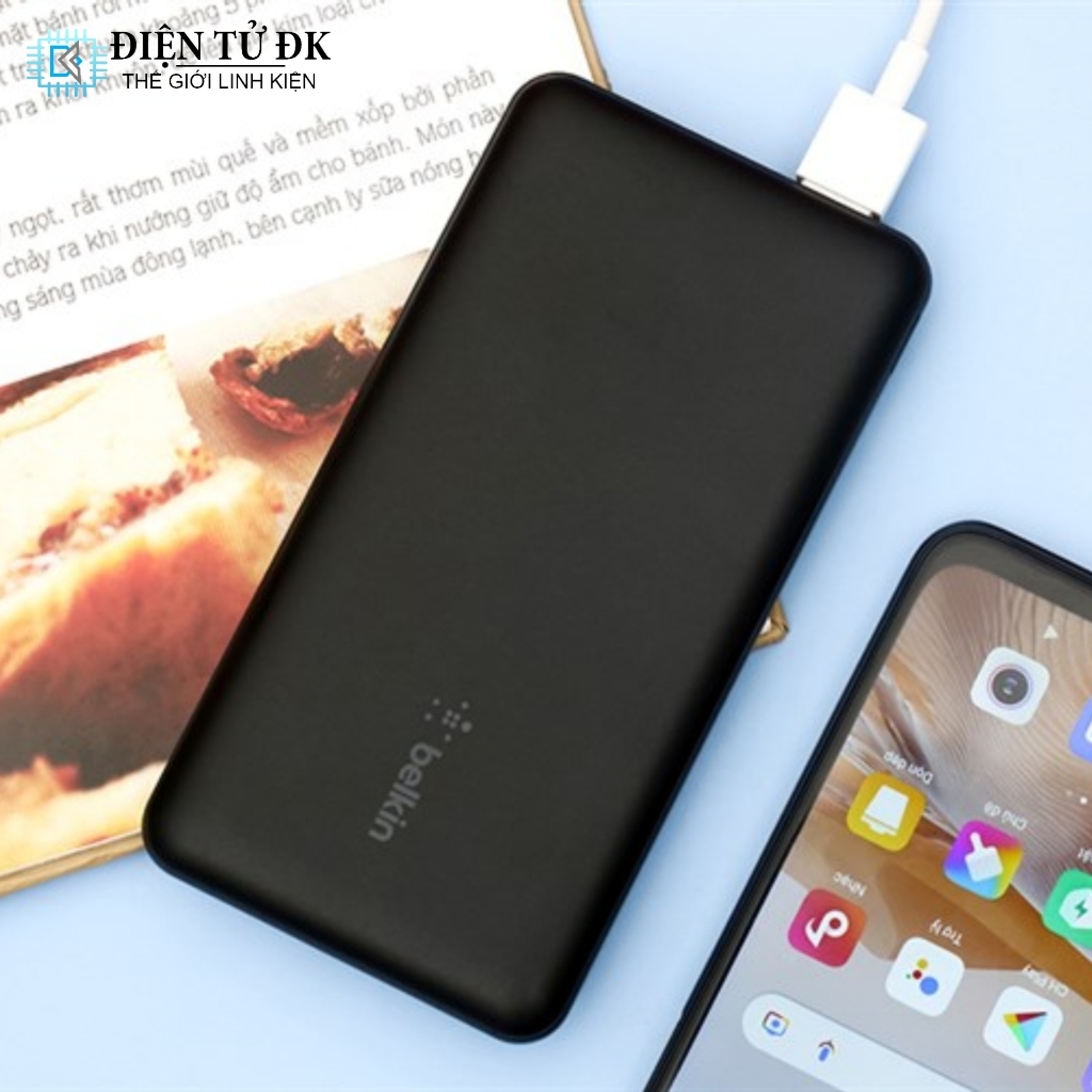 Pin sạc dự phòng Belkin sạc nhanh 15W 10.000 mAh Type C 15W PD Belkin ...