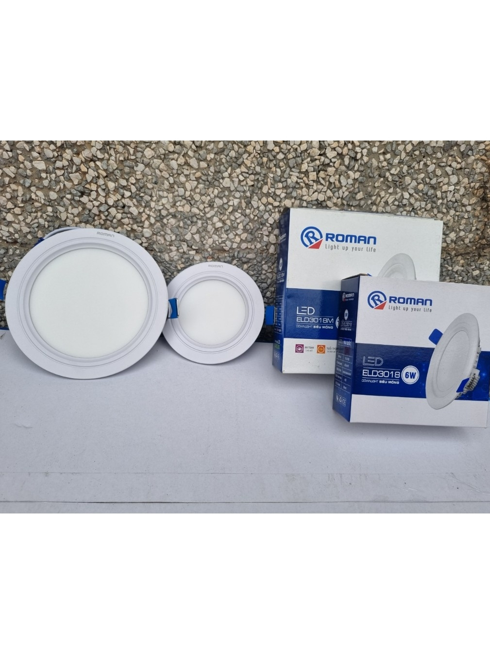 ĐÈN DOWNLIGHT SIÊU MỎNG ROMAN ELD3018/6W/7W/9W/12W-ELD3018M/12W | Shopee Việt Nam
