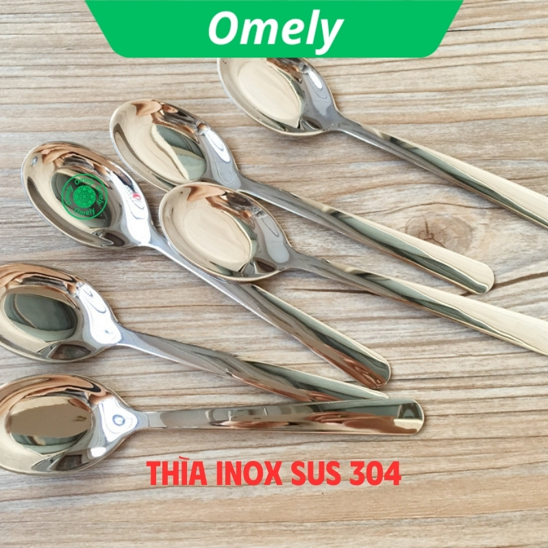 Thìa Inox SUS 304 Cao Cấp - Muỗng Ăn Cơm Cháo Sáng Bóng, Bền Đẹp ...