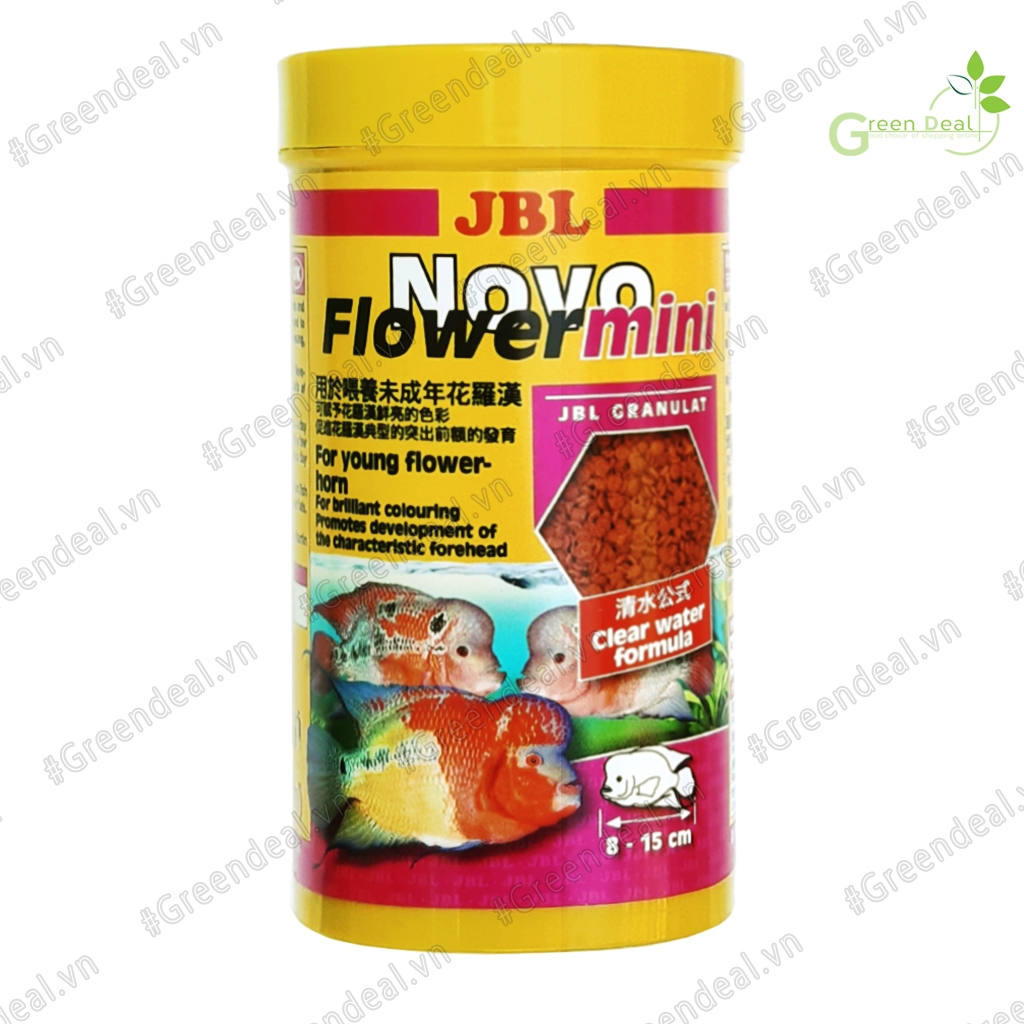 JBL - Novo Flower Mini (Lọ 110 gram) | Thức ăn tăng màu, lên đầu cho cá ...