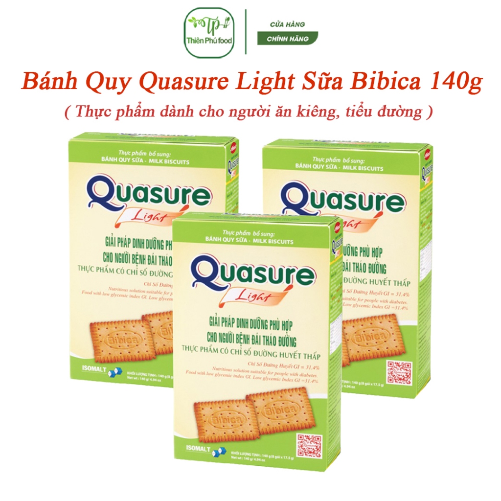 Bánh Quy Quasure Light Sữa Bibica 140g - Thực phẩm dành cho người ăn ...