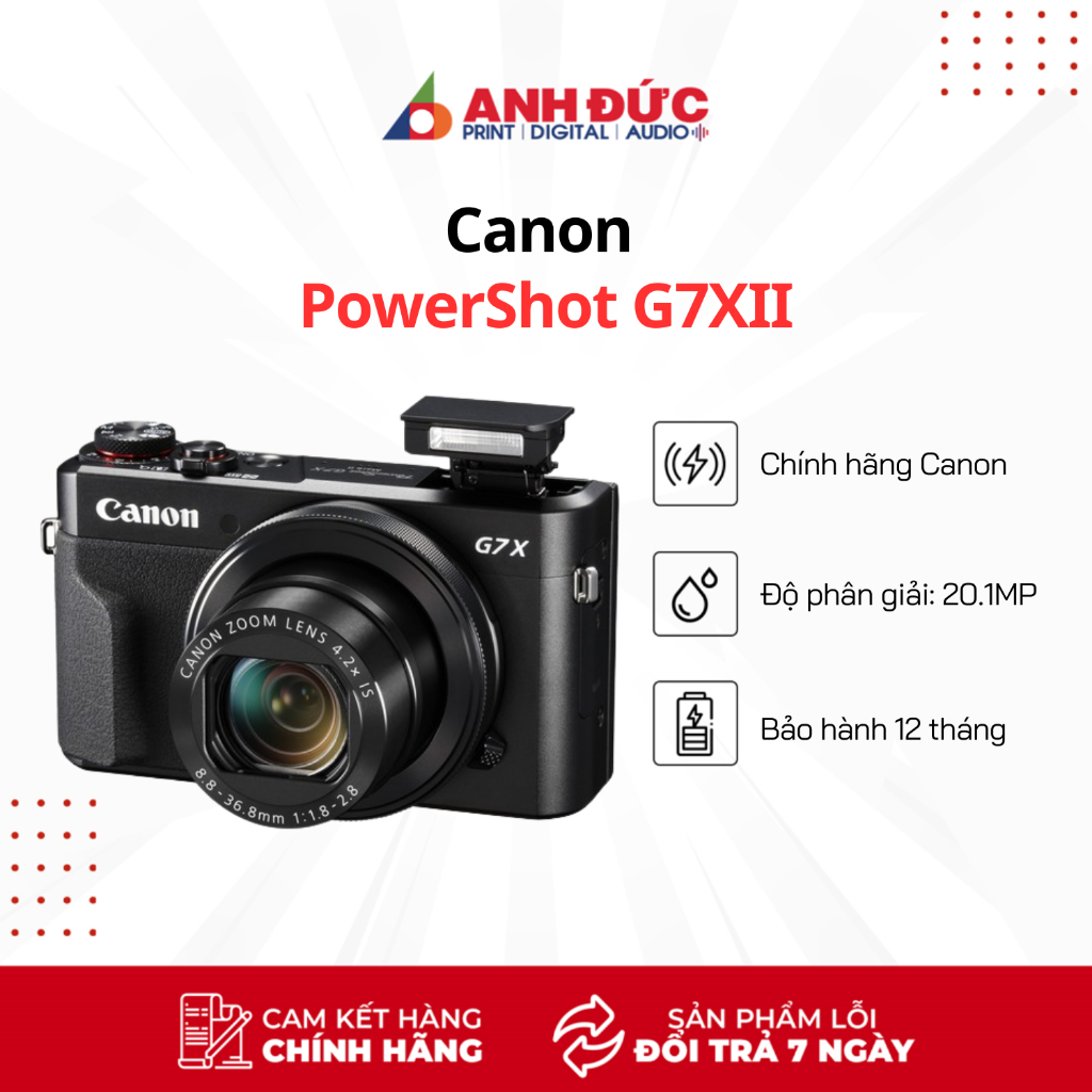 Máy Ảnh Canon G7X Mark II (G7XII) - Hàng Chính Hãng | Shopee Việt Nam