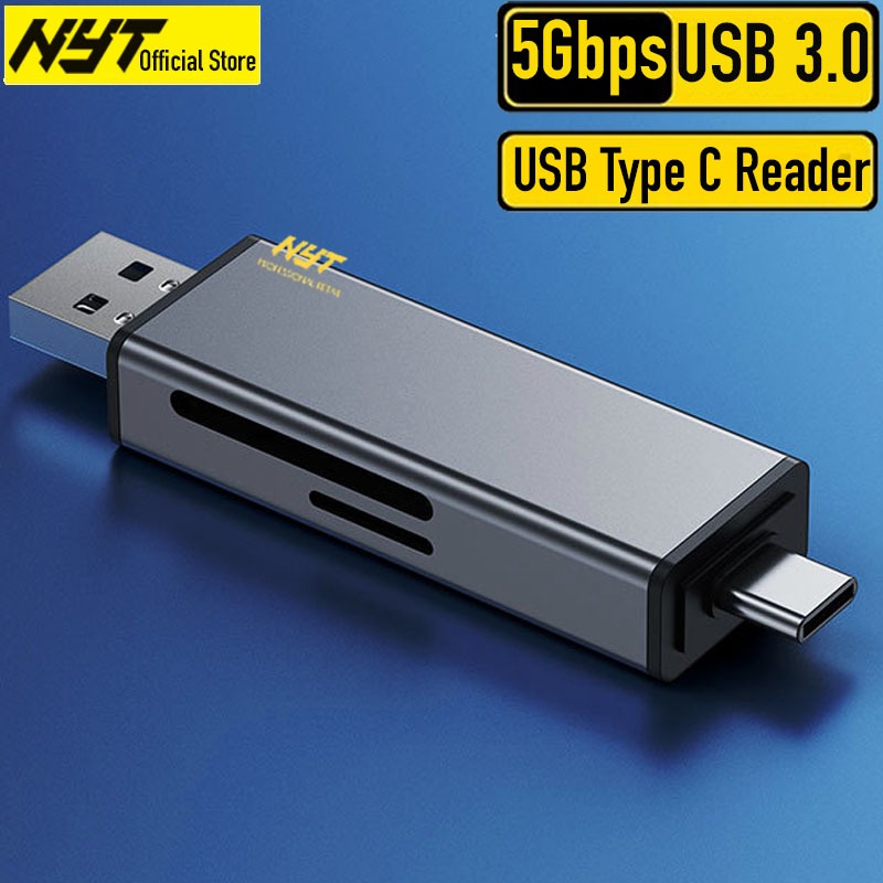 Đầu Đọc Thẻ Nhớ SD, Micro SD Cổng Type C và USB OTG NYT N20 Bảo Hành ...