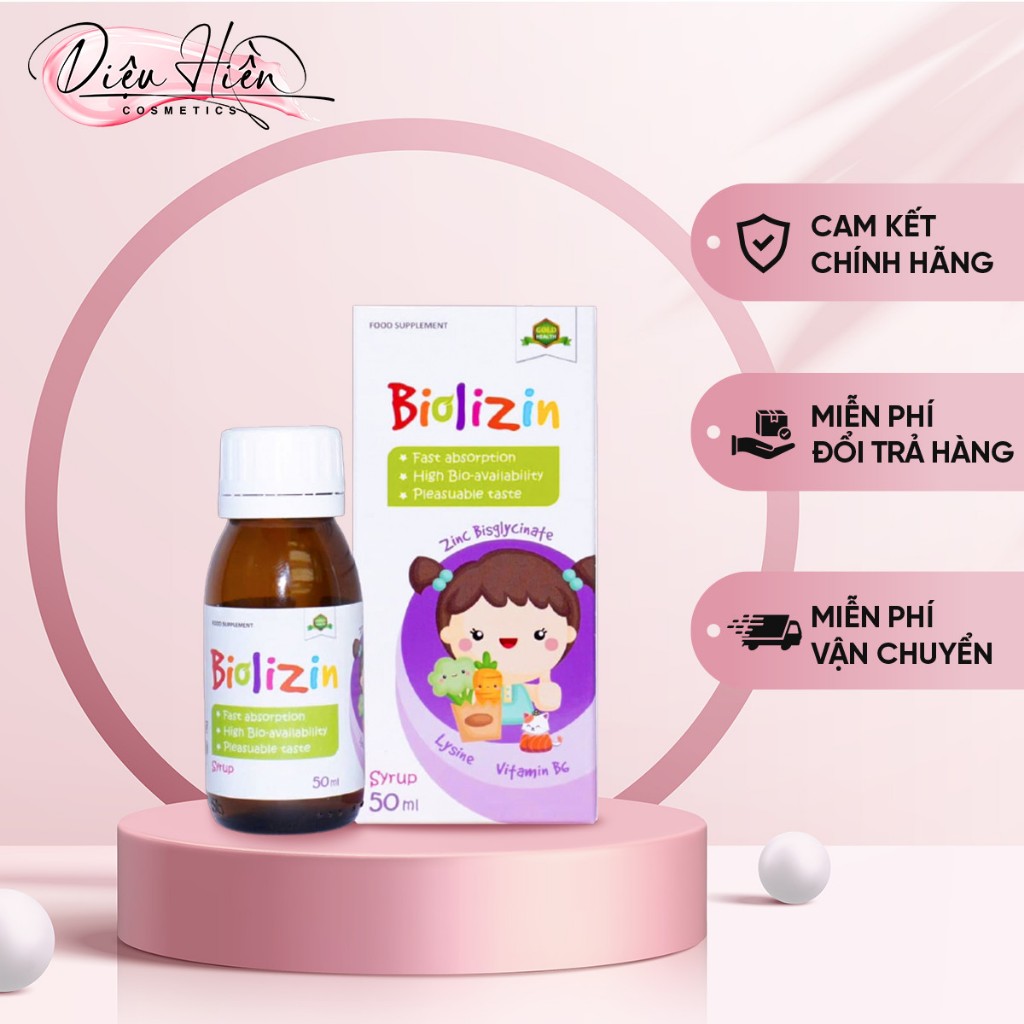 Biolizin Kẽm Hữu Cơ Lysine B6 Giúp Bé Ăn Ngon Tăng Đề Kháng Bổ Sung Kẽm ...
