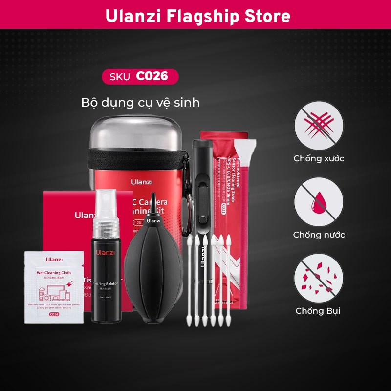 Ulanzi CO26 Bộ dụng cụ vệ sinh dành cho máy ảnh APS-C Crop chính hãng ...