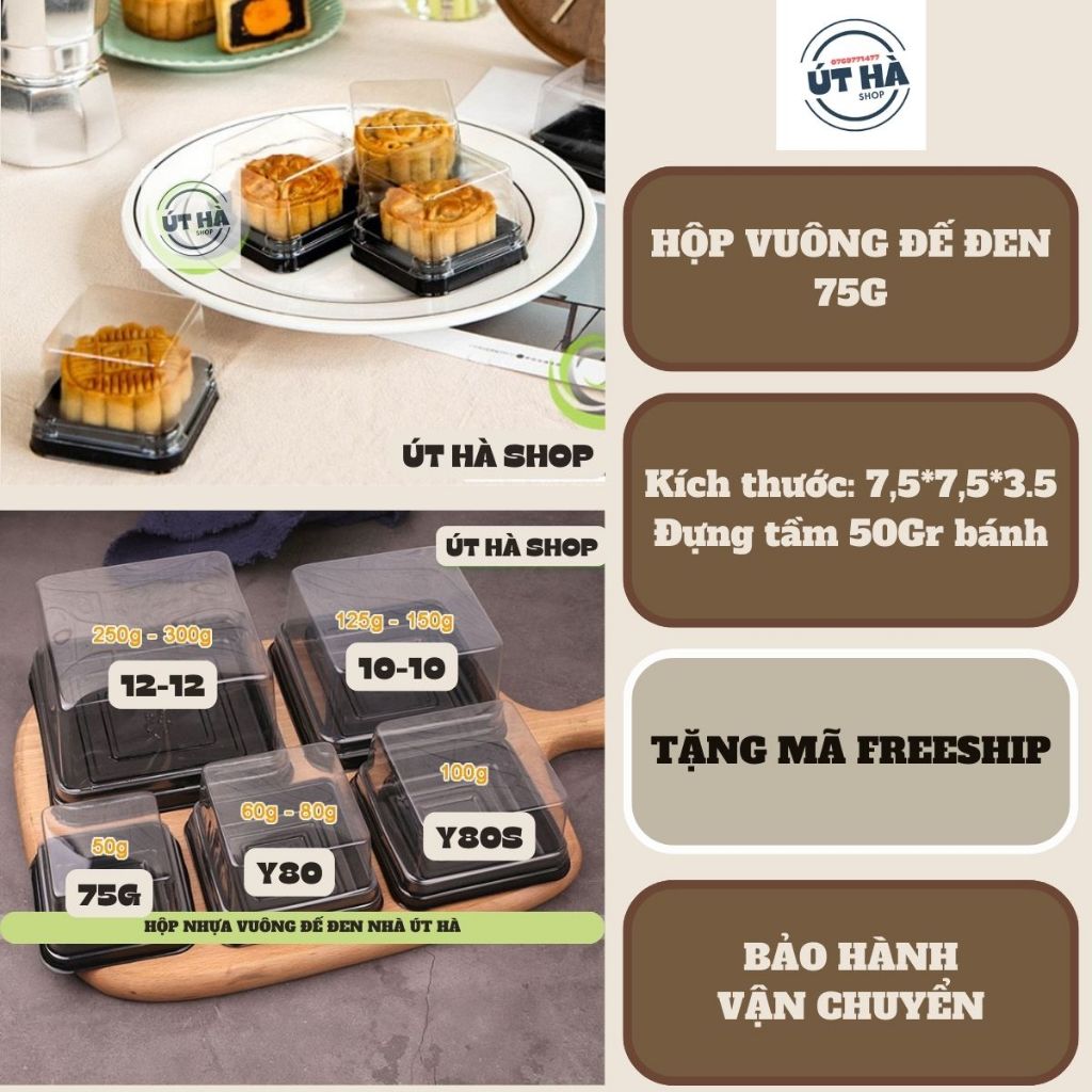Lốc 50 Hộp nhựa đế đen HT203 HT17 HT12 JB25 HT26 (4 ngăn) jb88 (3 ngăn ...