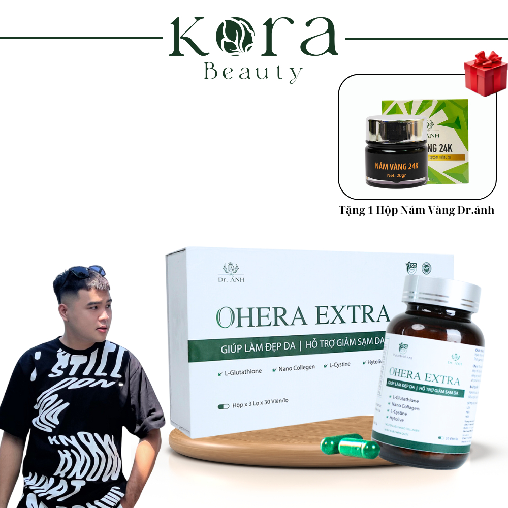 [Mua 1 tặng 1] Combo 3 Lọ Viên Uống Đẹp Da OHERA EXTRA Dr. Ánh Tặng Kèm ...