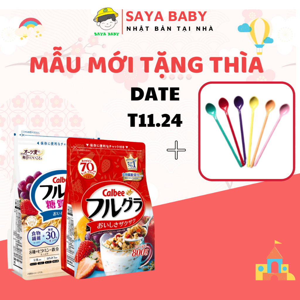 Ngũ cốc dinh dưỡng Calbee đỏ 750g, calbe trắng 650g, hạt ăn kiêng giảm cân, ăn sáng Nhật Bản ...