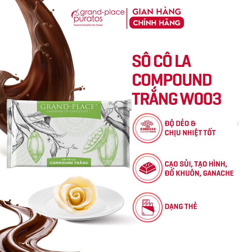 Socola Compound Trắng Puratos Grand-Place VN GPW-003 - 1kg-4116199 ...