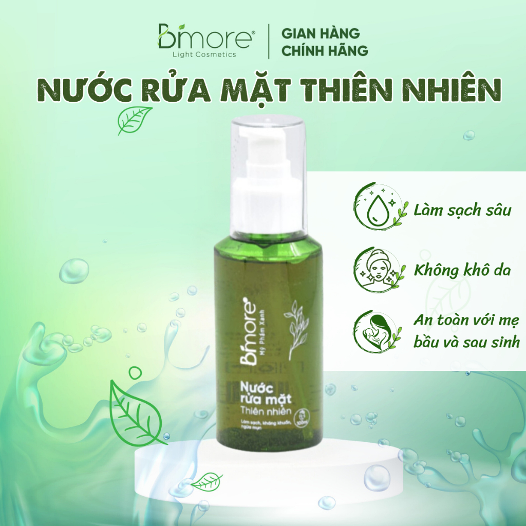 Nước rửa mặt Bimore sạch sâu an toàn cho da nhạy cảm | Shopee Việt Nam