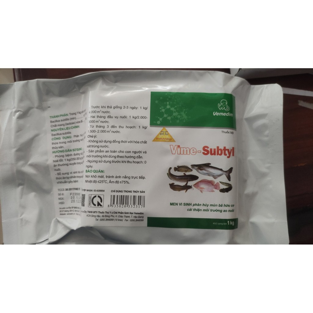 [Giá Rẻ] Vemedim Vime-subtyl cá, men vi sinh phân huỷ bùn bã hữu cơ ...