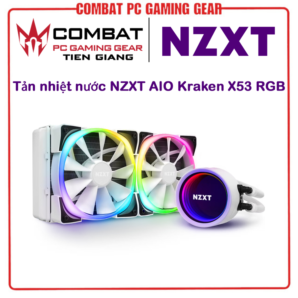Tản nhiệt nước NZXT AIO Kraken X53 RGB Chính Hãng BH24 Tháng | Shopee Việt Nam