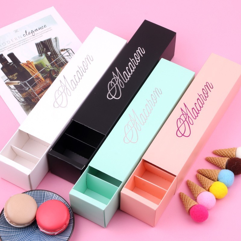 SET 10 HỘP ĐỰNG BÁNH MACARON TRẮNG 6 BÁNH (2122.002) | Shopee Việt Nam