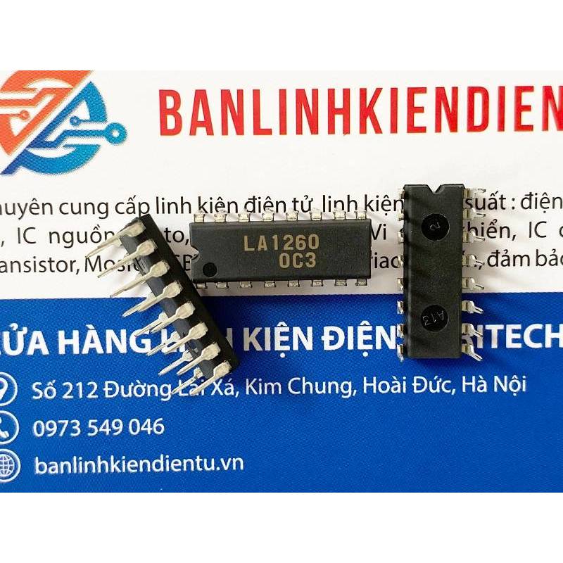 [ Combo 4 chiếc ] IC Audio FM/AM LA1260 1260 DIP-16 chính hãng Sanyo ...