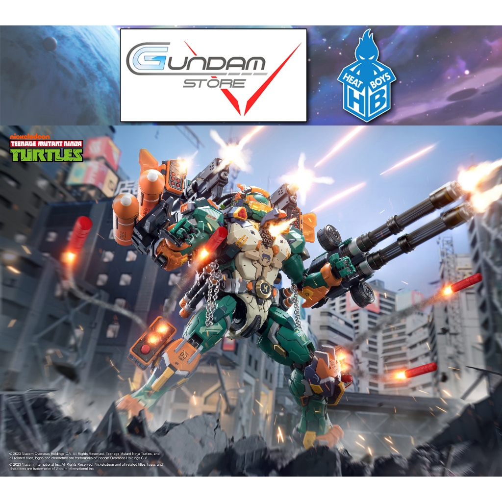 Mô Hình Ráp Sẵn Mecha MICHELANGELO Metal Build MB TMNT Teenage Mutant ...