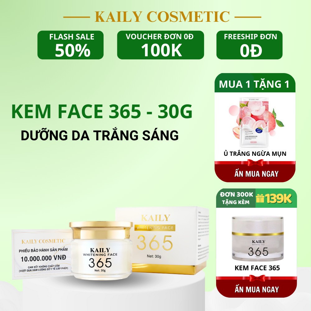 Kem Face 365 - Kem Face 6in1 - Trắng Da, Mờ Thâm, Make up, Chống Nắng ...