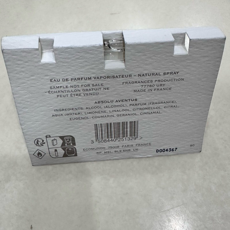 NƯỚC HOA NAM VIAL: Creed Aventus Absolute EDP 1.7ml | Shopee Việt Nam