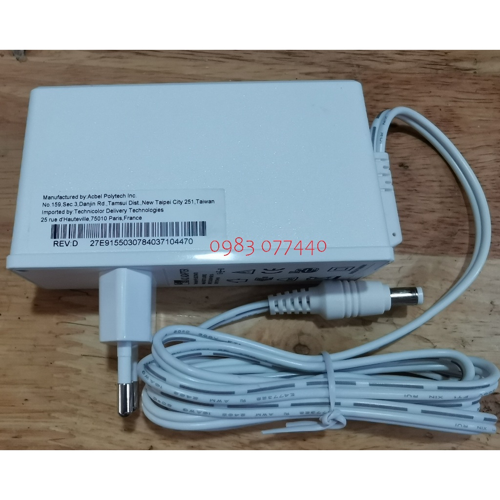 Nguồn 12v 3a chính hãng ACBel, mới 100%, dùng cho PC Router, Mikrotik ...