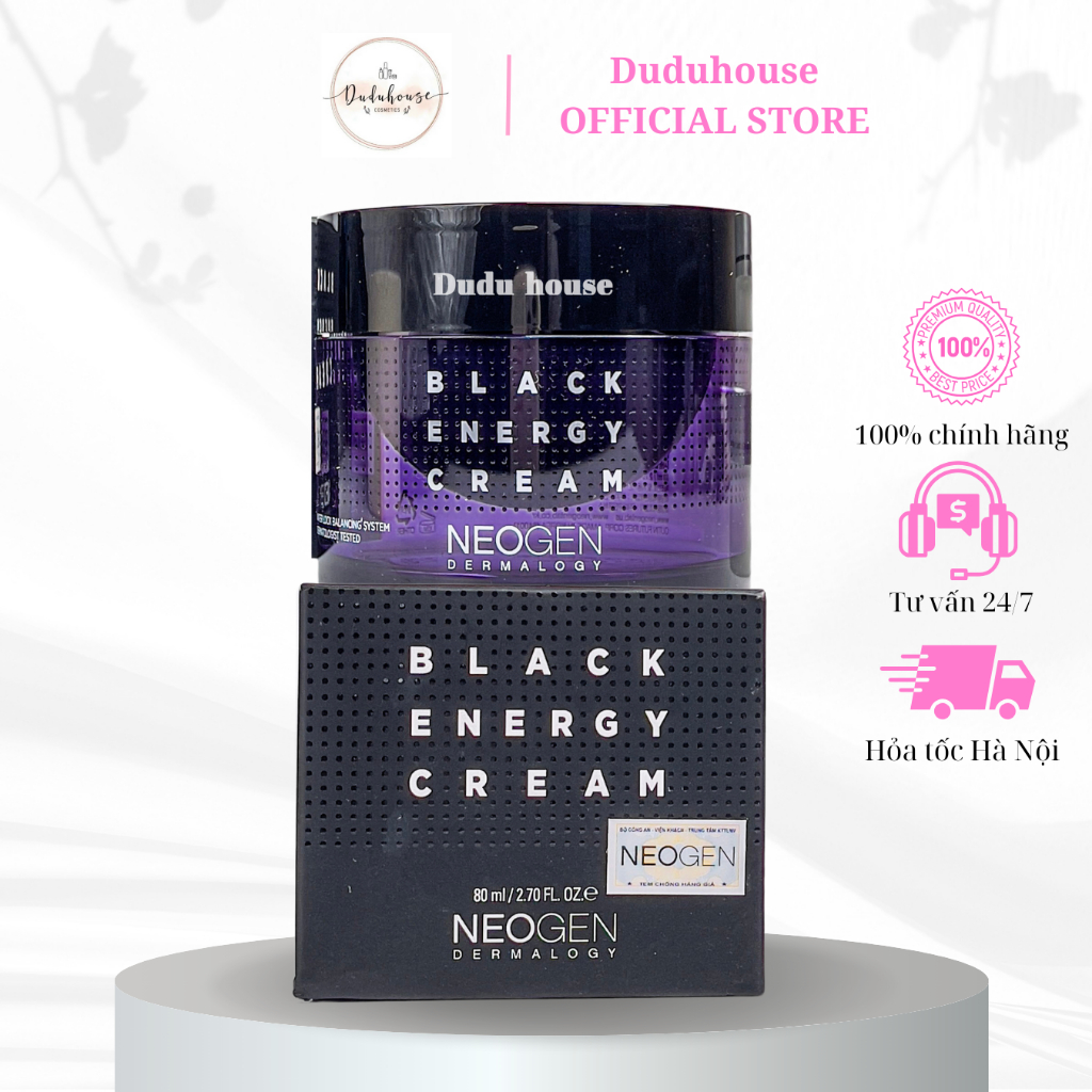 Kem Cấp Nước Neogen Dermalogy Black Energy Cream Nuôi Dưỡng Làn Da 80ml ...