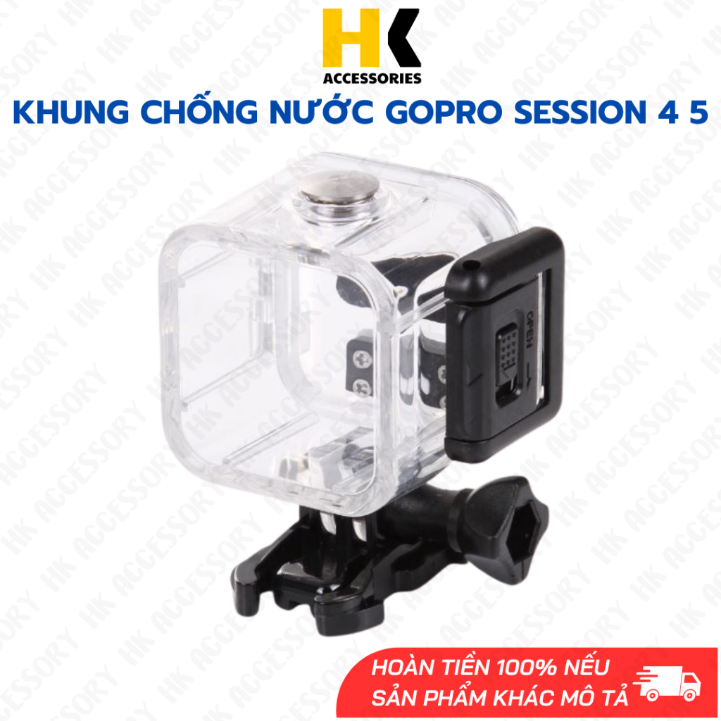 Khung chống nước Gopro Session 4 5 nhỏ gọn chống thấm nước | Shopee ...