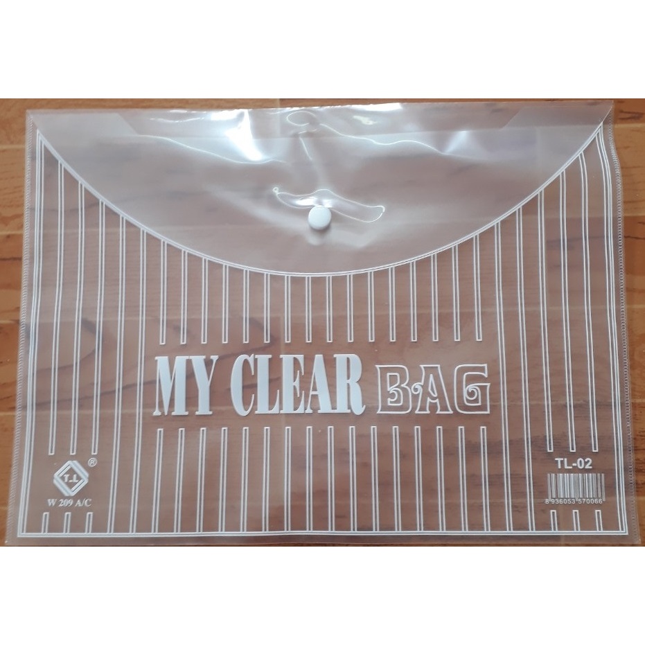 Túi khuy, túi cúc, clear bag, my clear mã TL-02 với độ dày nhựa túi ...