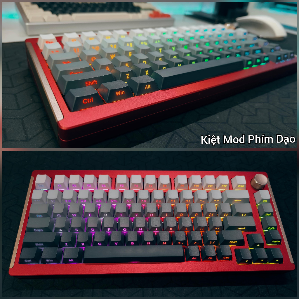 Keycap Gradient Xuyên Led | Ninja - Side Print | Shopee Việt Nam