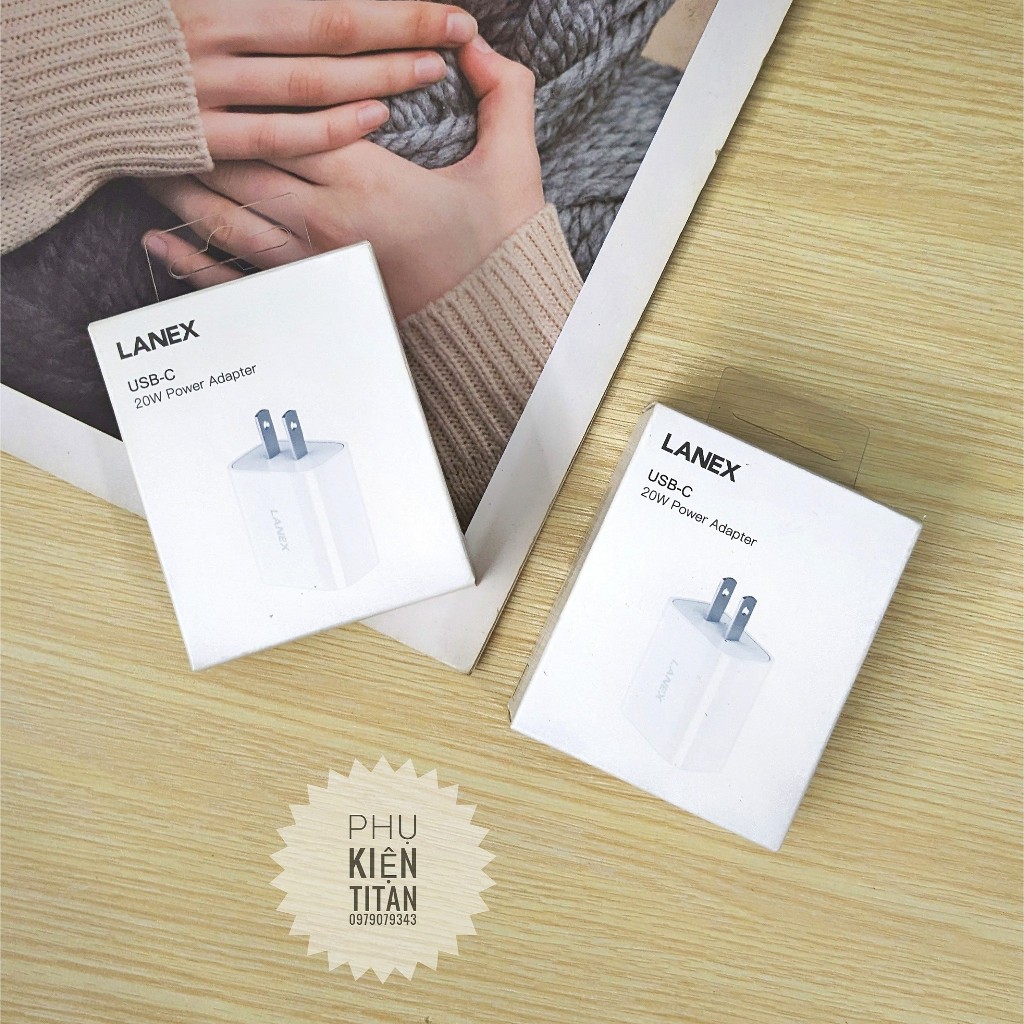 Củ sạc nhnah PD20w chính hãng PD LC08 Lanex | Shopee Việt Nam