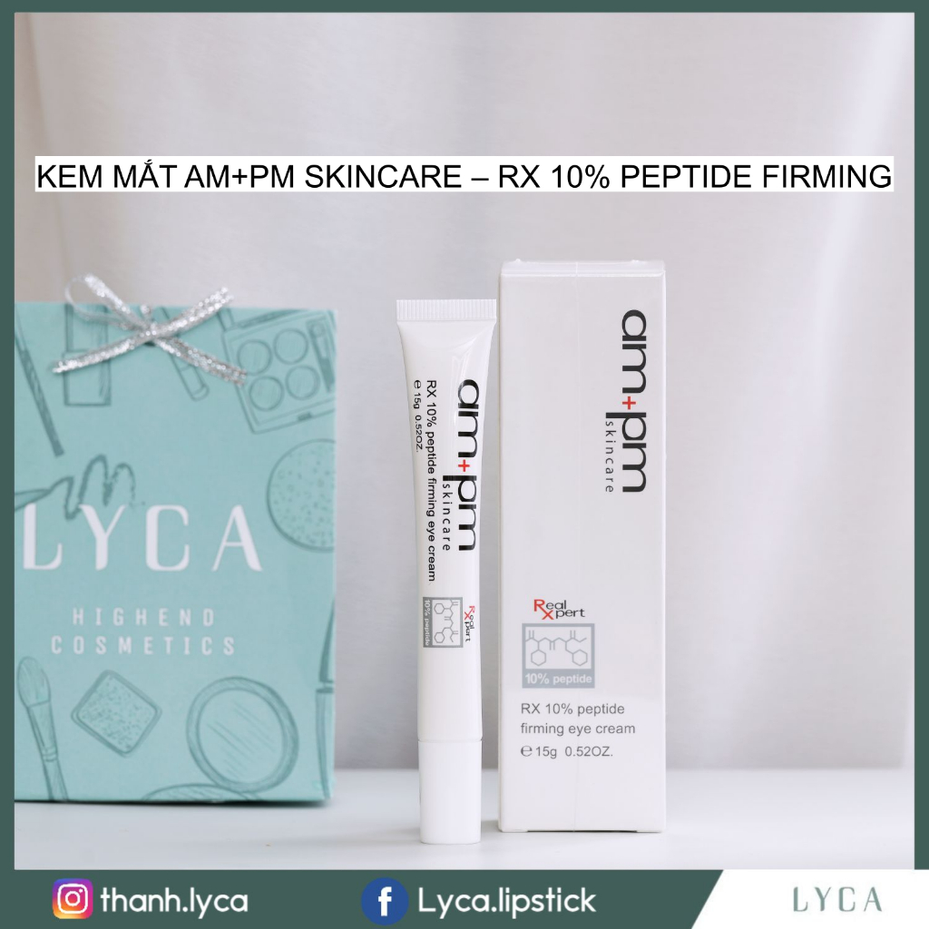 [LYCA] Sẵn Ship Kem mắt mờ vết chân chim, nếp nhăn – RX 10% Peptide ...