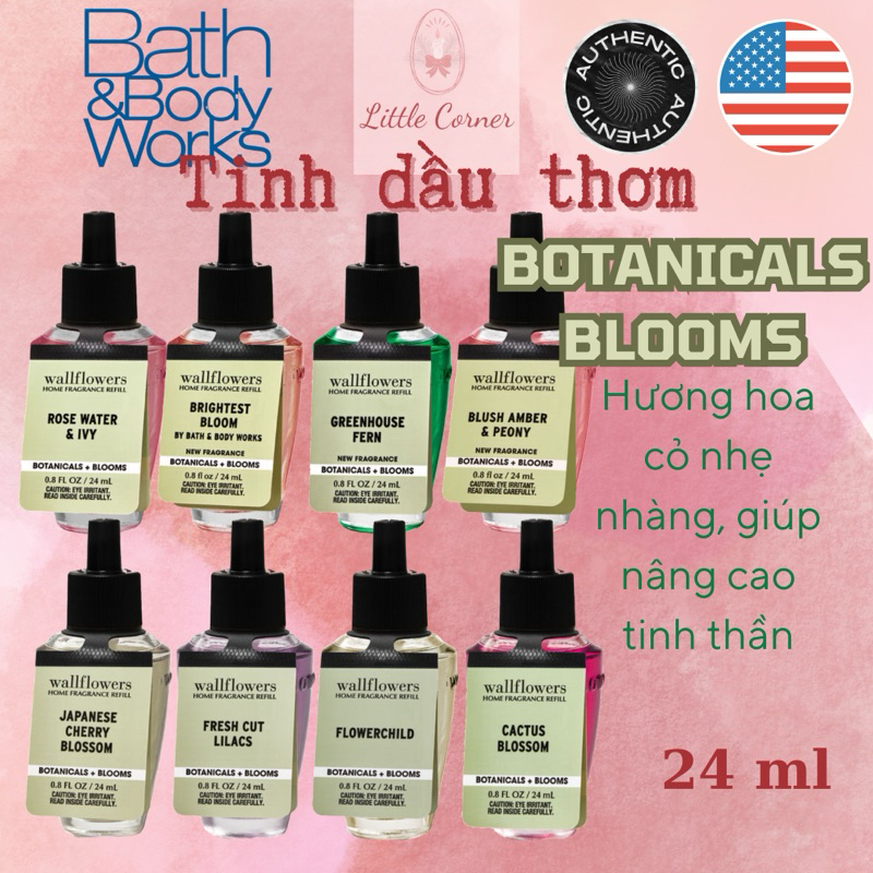 [BOTANICALS BLOOMS] Tinh dầu thơm BATH AND BODY WORKS 24ml | Shopee ...