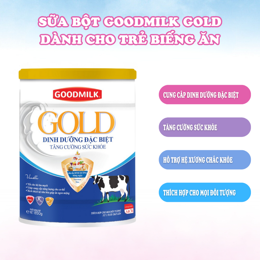 Sữa Bột Goodmilk Gold Cung Cấp Dinh Dưỡng Đặc Biệt Tăng Cường Sức Khỏe ...