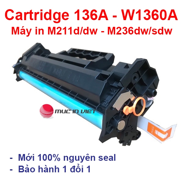 Hộp mực 136A (Có VAT) dùng cho máy in Laserjet M211d, M211dw, M236dw ...