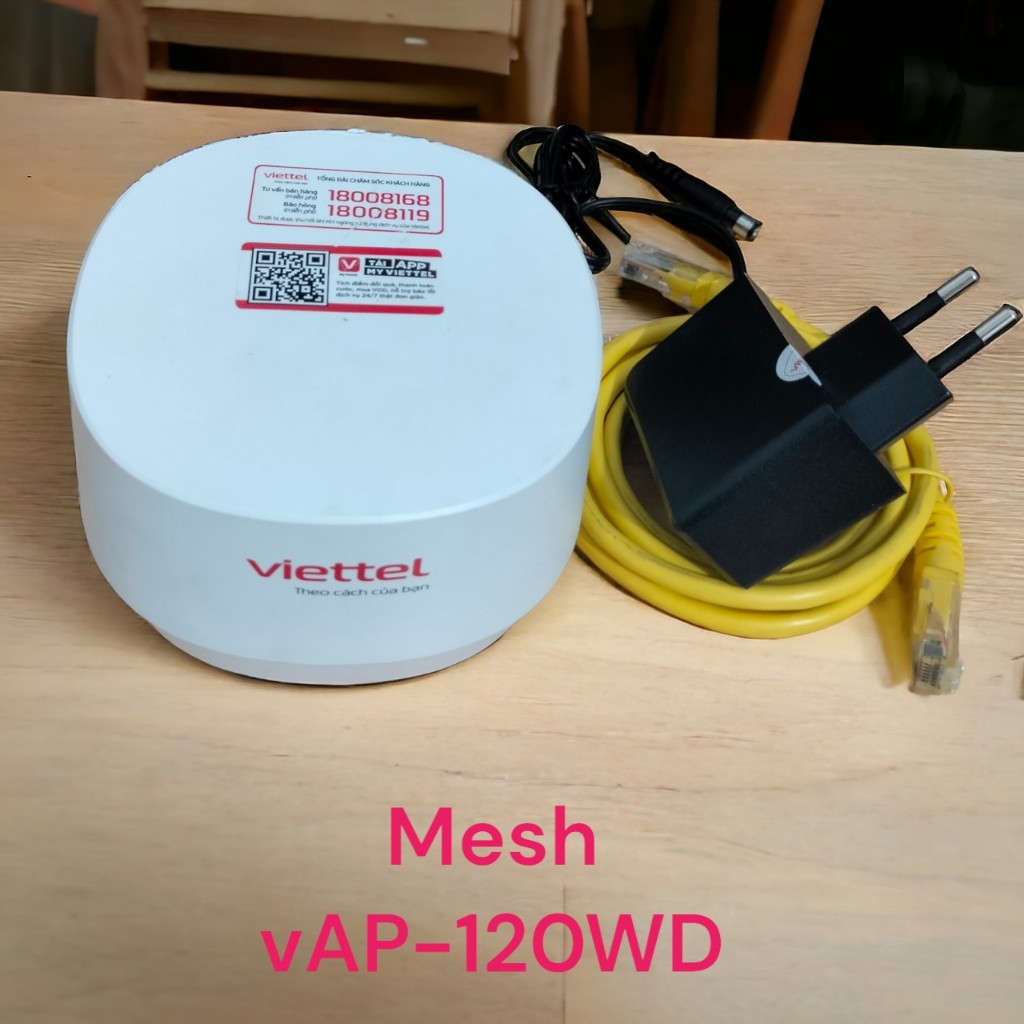 Mesh Viettel vAP-120WD (CŨ) wifi 2 băng tần [UNLOCK ] Sài đa mạng Fpt ...