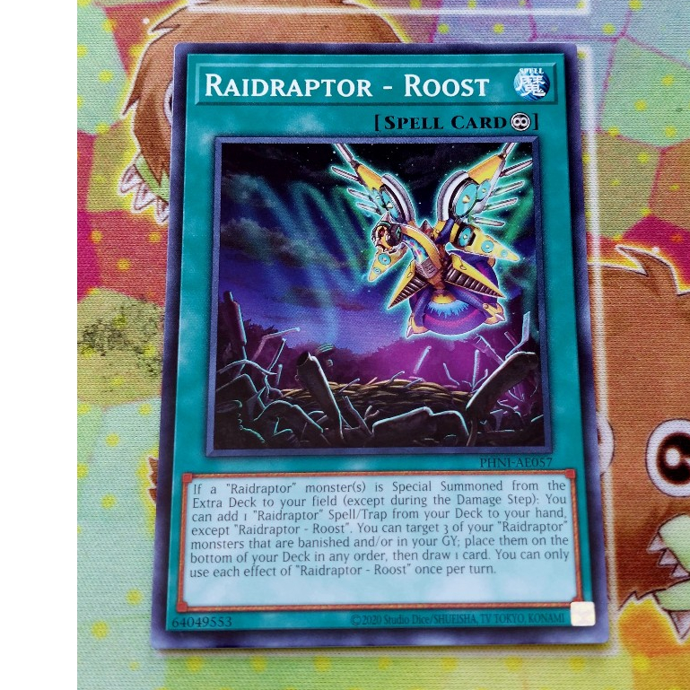 [ Đậu Phộng ] Thẻ Bài Yugioh Spell Raidraptor - Roost Common PHNI-AE057 ...