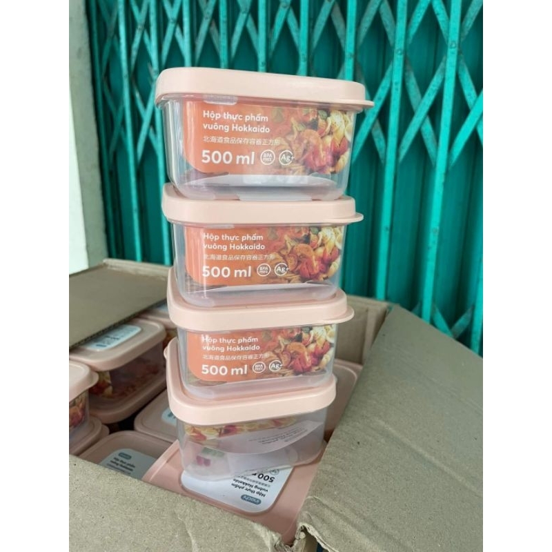 Combo 10 Hộp Nhựa Size Nhỏ Đựng Thực Phẩm Inochi 500ml | Shopee Việt Nam