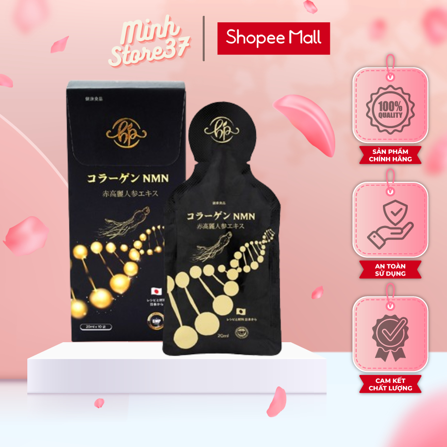 Collagen NMN Red Ginseng Huyền Phi Chính Hãng Hộp 10 Gói x 20ml | Shopee Việt Nam