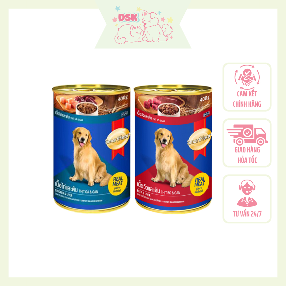 Pate SmartHeart Cho Chó - Lon 400gr | Shopee Việt Nam