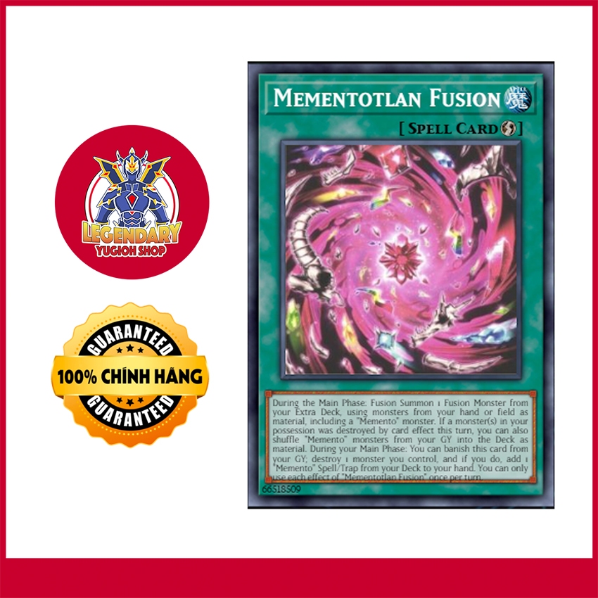 [Thẻ Bài Yugioh Chính Hãng] Mementotlan Fusion | Shopee Việt Nam
