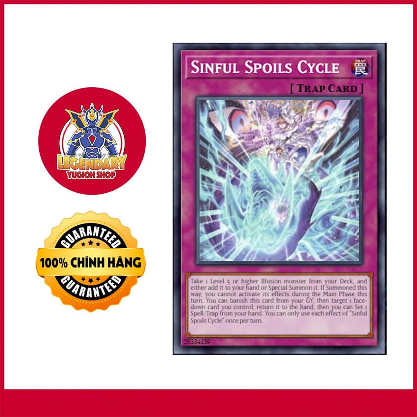 [Thẻ Bài Yugioh Chính Hãng] Sinful Spoils Subdual | Shopee Việt Nam