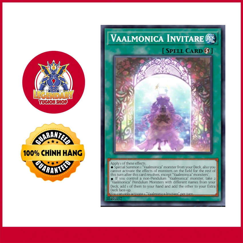 [Thẻ Bài Yugioh Chính Hãng] Vaalmonica Invitare | Shopee Việt Nam