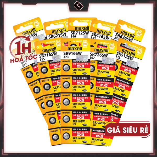 Pin Maxell SR626 / SR621/ SR920 / SR726 / SR616 / SR521 / SR716/ SR721 ...