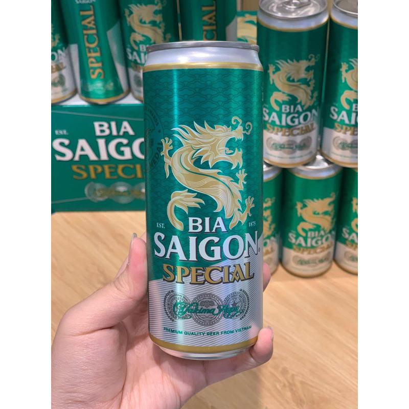 Bia Saigon Special Sleek 330ml | Shopee Việt Nam