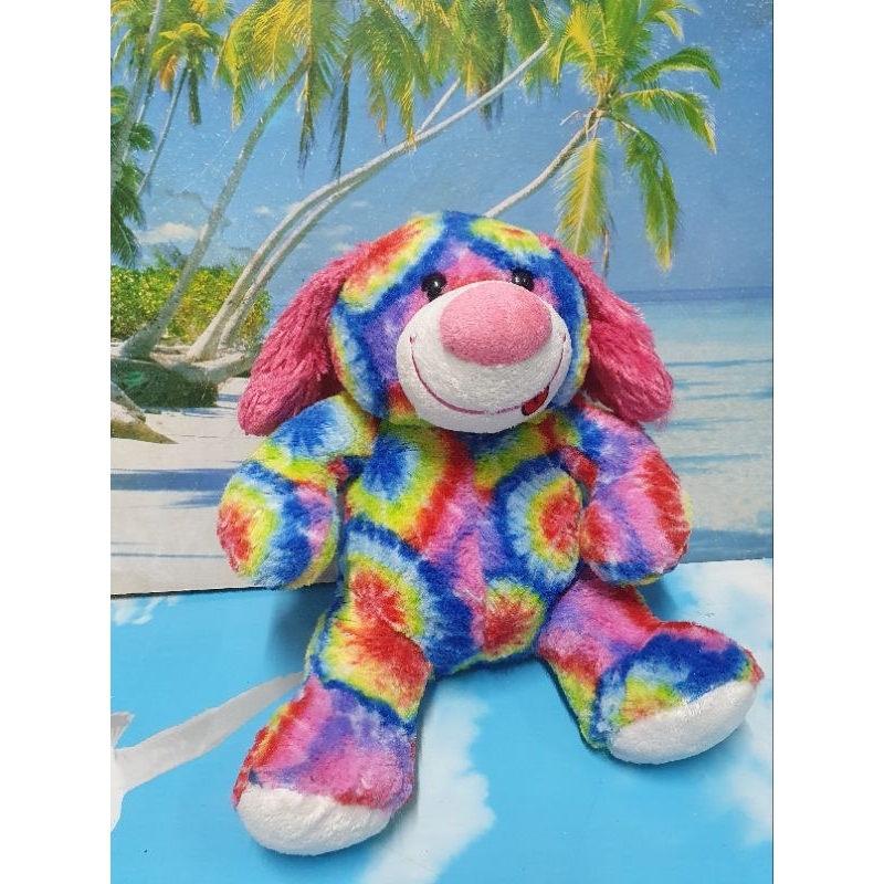 Gấu bông tedy thỏ màu loang | Shopee Việt Nam
