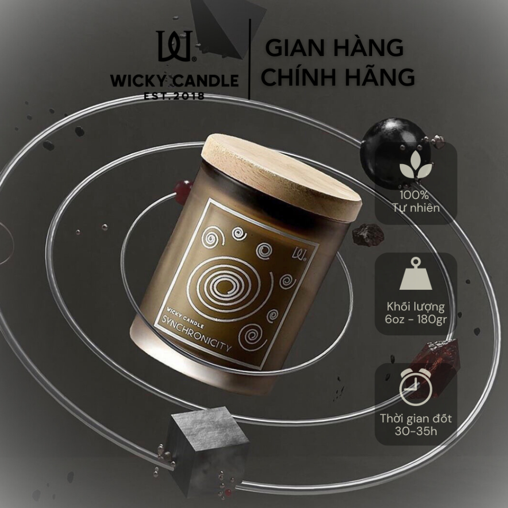 Wicky Candle- Nến thơm SYNCHRONCITY 6oz | Shopee Việt Nam