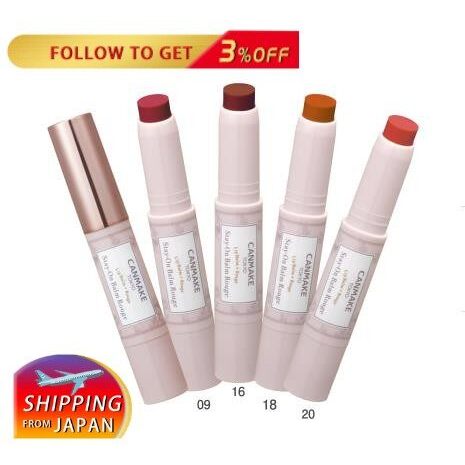 100% original Canmake Tokyo / Stay-On Balm Rouge made in japan original ship from japan | Shopee ...