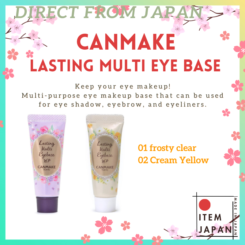 Canmake Tokyo Lasting Multi Eye Base 8g (01 Frosty Clear/02 Cream yellow) | Shopee Việt Nam