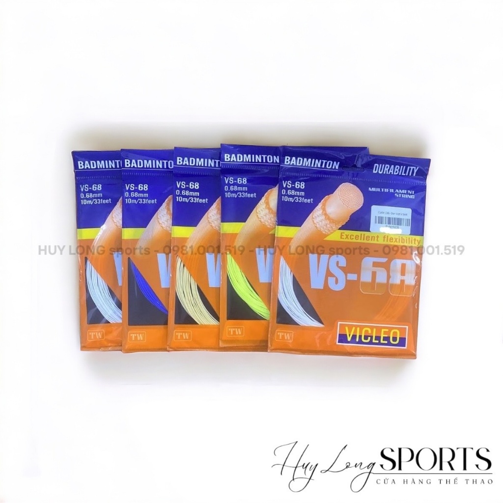 Cước đan vợt cầu lông VICLEO VS68 - Micron 68 - VS68 TW - Chính hãng ...