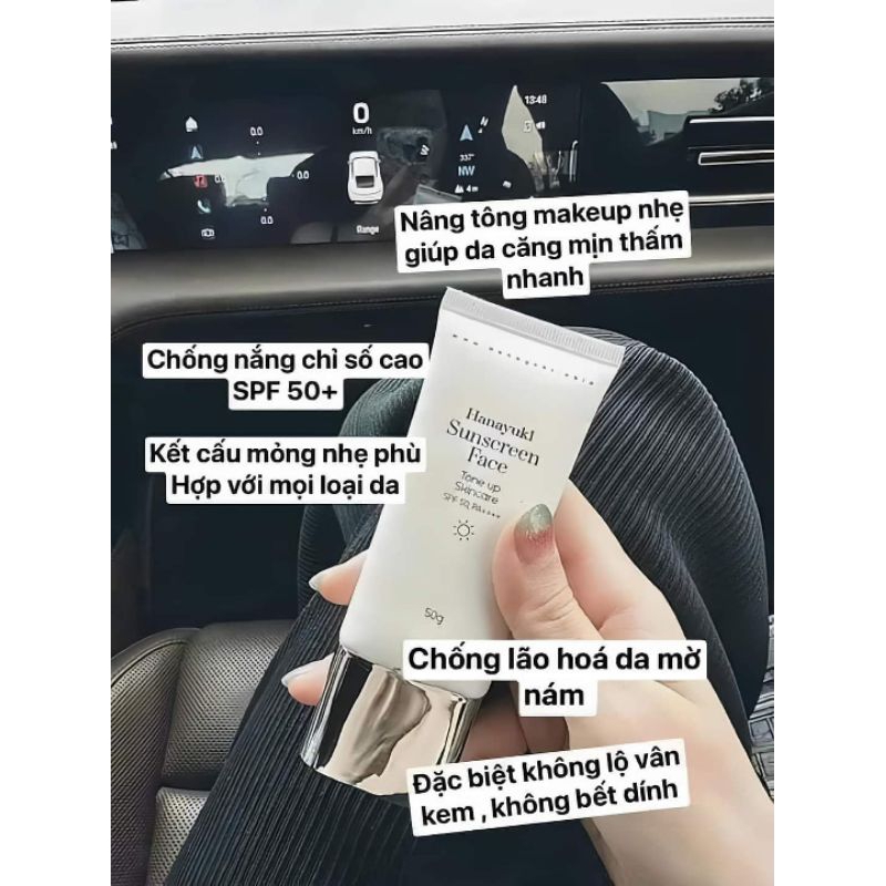 Chống nắng nâng tone Hanayuki sunscreen chính hãng | Shopee Việt Nam